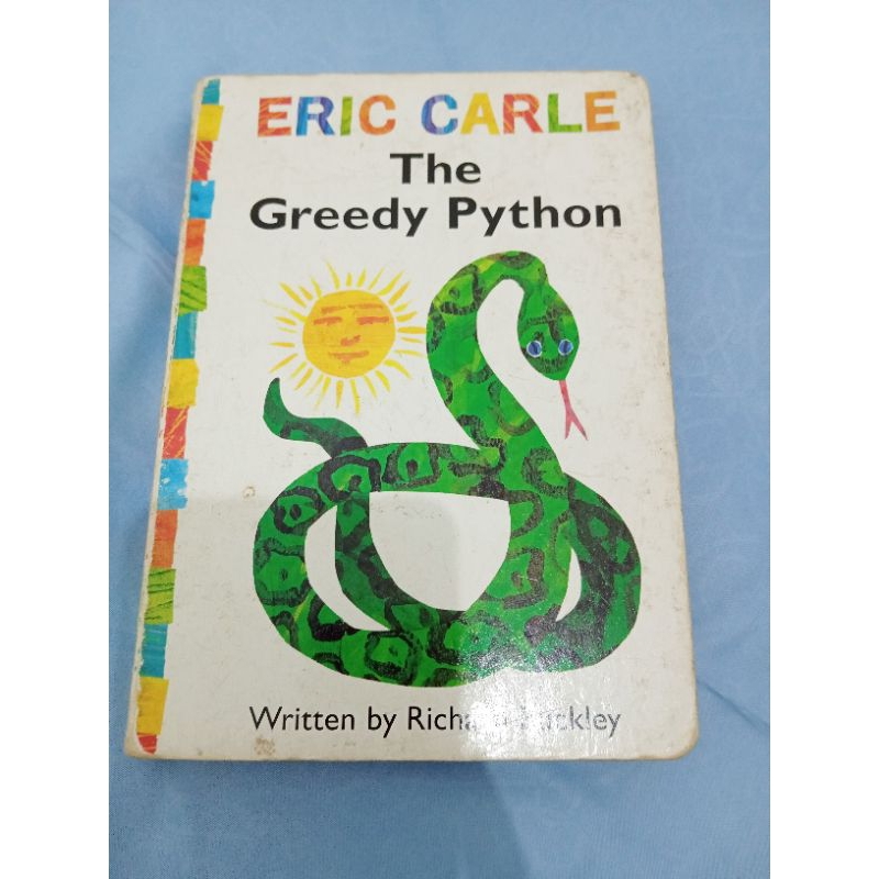 Jual Buku anak [PRELOVED] The Greedy Phyton by Eric Carle | Shopee ...