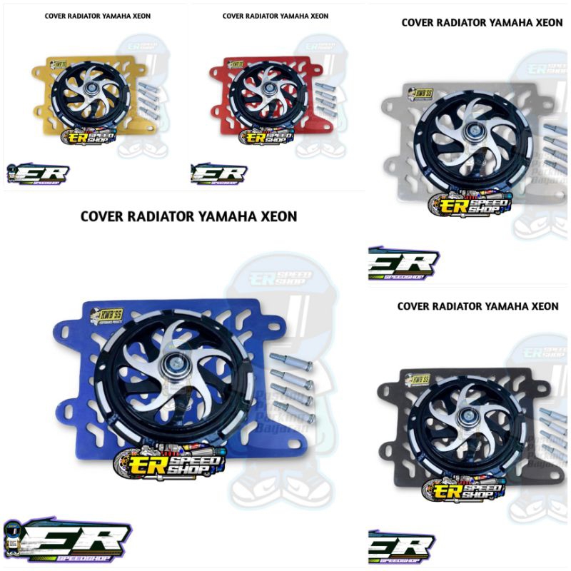 Jual Cover radiator set spinner Xeon CNC plus baut cover tutup radiator ...