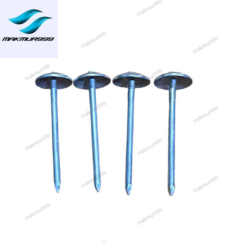Jual paku payung 2 inch atau 5cm 1/4 kg - paku seng | Shopee Indonesia