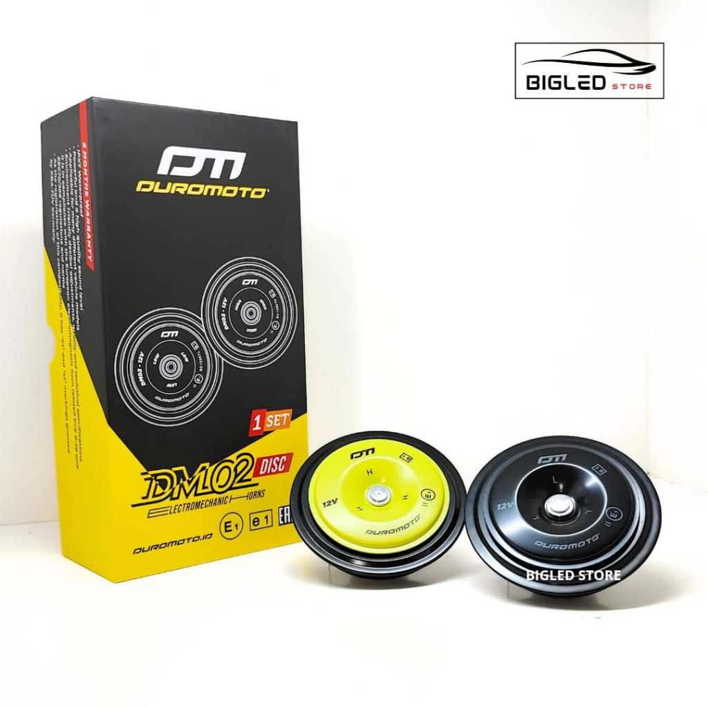 Jual Duromoto DM002 Disc Horns Klakson Piringan Stereo Mobil Motor ...