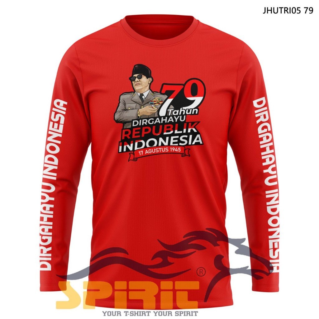 Jual Kaos 17 Agustus 2024 Kaos Dirgahayu HUT RI ke 79 Kaos Kemerdekaan Anak Wanita Pria Dewasa ...