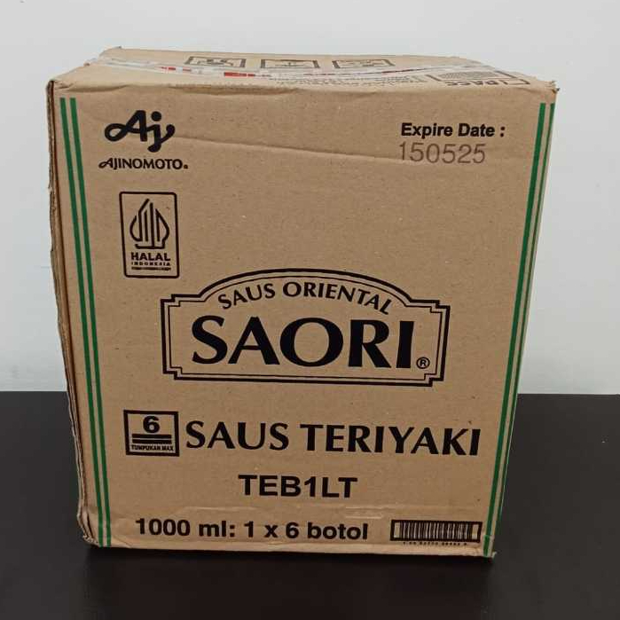 Jual SAORI Saus Oriental Teriyaki Botol 1 Liter / KARTON 1000ml ( 1 x 6 ...