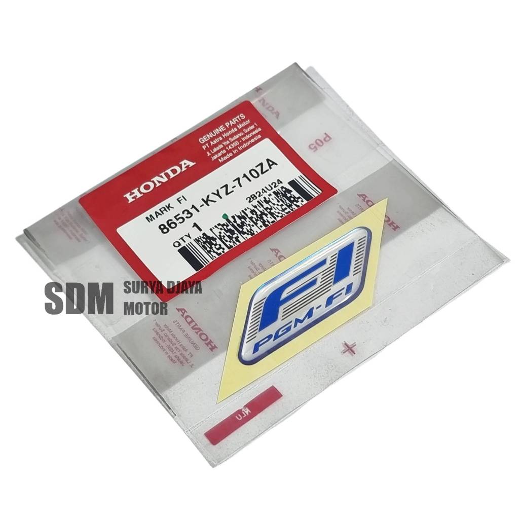 Jual STIKER LOGO FI EMBLEM 3D EMBLEM FI PGM MARK FI BEAT FI SCOOPY FI ...