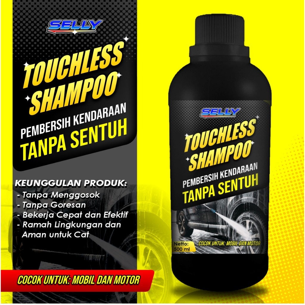 Jual Selly Touchless Shampoo 500 ml - Pembersih Kendaraan Tanpa ...