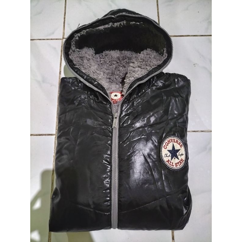 Jual Jaket glembung Converse allstar | Shopee Indonesia