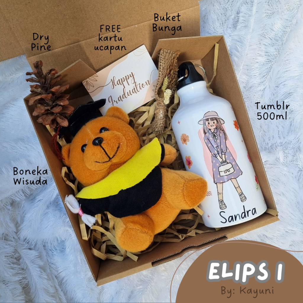Jual ELIPS Hampers Set Wisuda GRAFIR / Graduation Gift Hadiah Kelulusan ...