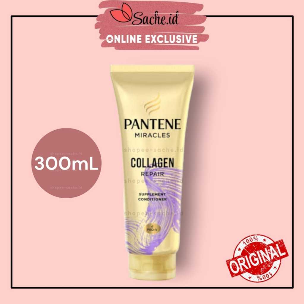 Jual PANTENE Miracles Collagen Repair Conditioner 300ml Ungu (EXP 07/ ...