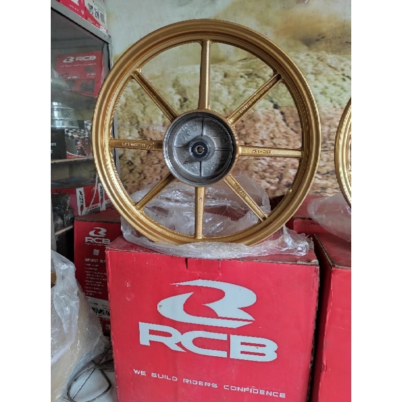 Jual VELG RCB YAMAHA LC5S SP811 RING 17 GOLD ORIGINAL PRODUCK RACING ...