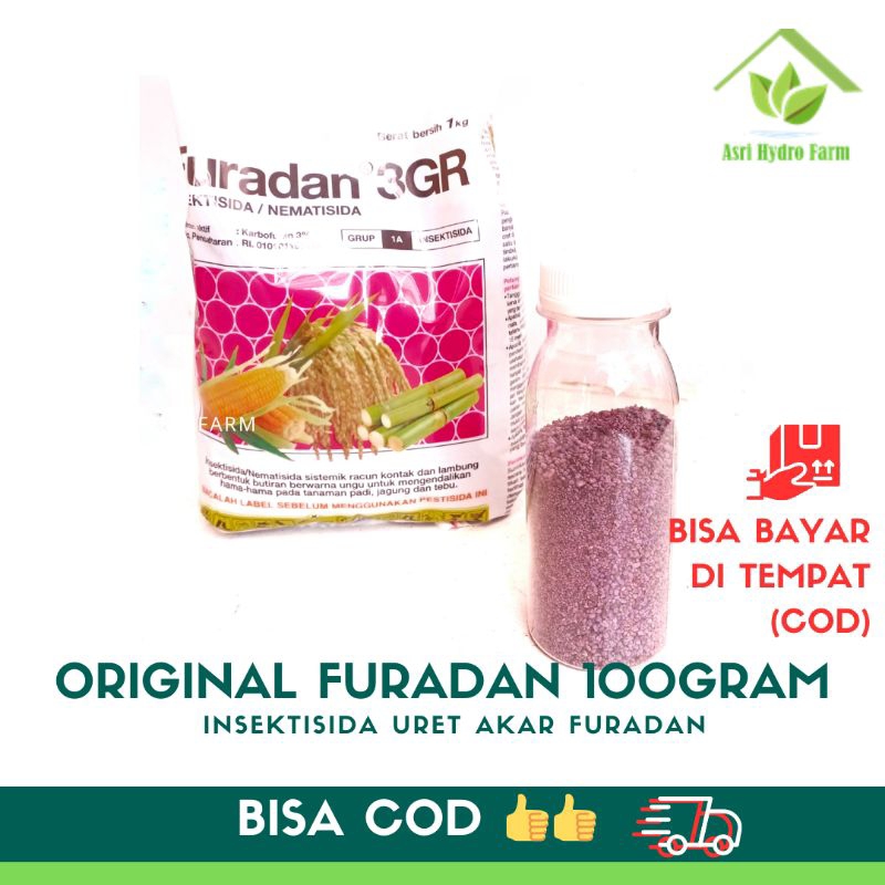 Jual FURADAN ORIGINAL 3GR kemasan repack 100gram | Shopee Indonesia