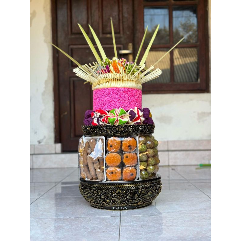 Jual bokor sultan fiber motif slake susun 1 bokor sultan fiber | Shopee ...