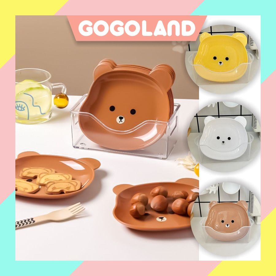 Jual ⭐Gogoland⭐ Piring Makan Anak / Piring Makan Model Bear / Model ...