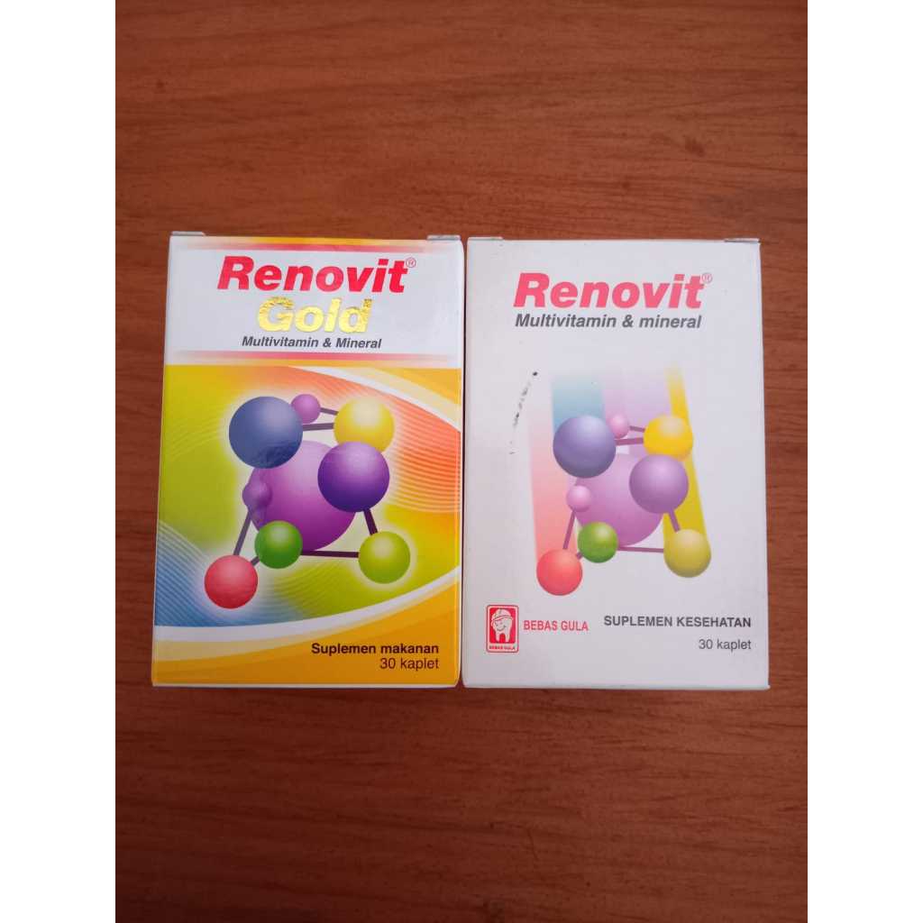 Jual Renovit dan Renovit gold isi 30 kaplet | Shopee Indonesia