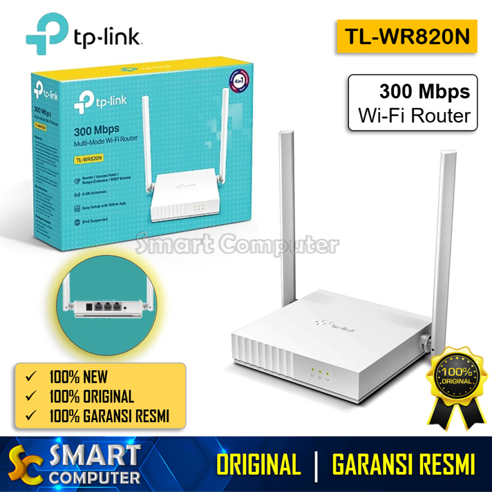 Jual Router TP-LINK TL-WR820N 300Mbps TP Link Wireless Router WIFI ...