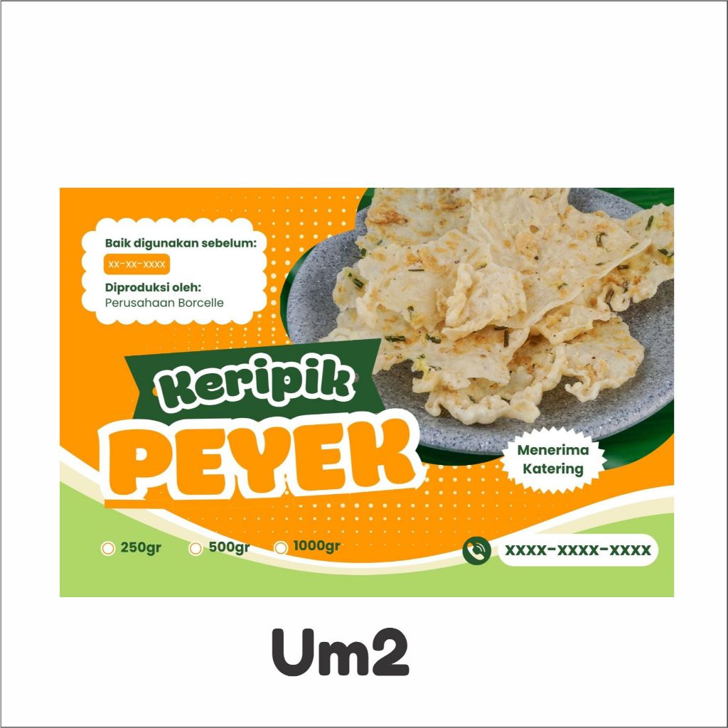 Jual STIKER - Label Snack UMKM 6x9cm | Shopee Indonesia