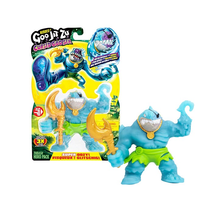 Jual Heroes of Goo Jit Zu Cursed Goo Sea Thrash Action Figure | Shopee ...