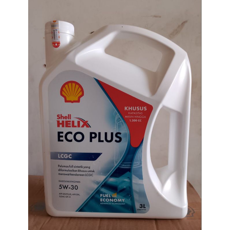 Jual OLI MOBIL SHELL HELIX ECO PLUS LCGC SAE 5w-30 GALON 3L | Shopee Indonesia