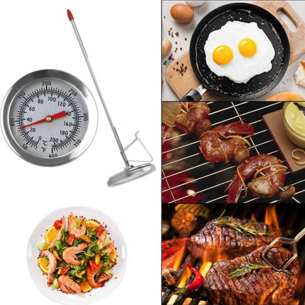 Jual Termometer Minyak Deep Fry Pengukur Suhu Makanan Minuman 20 cm ...