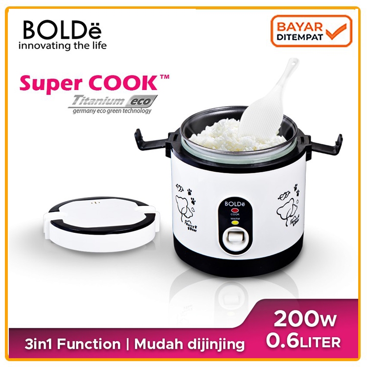 Jual BOLDe Super COOK Titanium ECO Rice Cooker Mini Magic Com Penanak ...