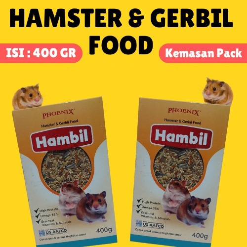 Jual Hambil - Makanan Hamster 400gr | Shopee Indonesia