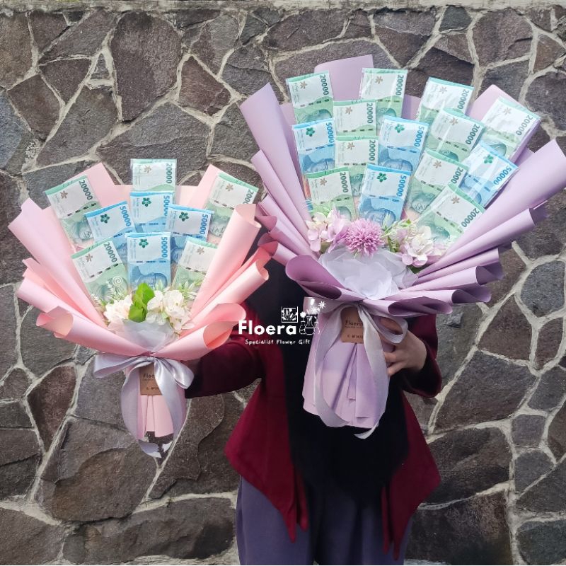 Jual Money Bouquet Buket Uang KOSONGAN Hadiah Bucket Bunga | Shopee ...