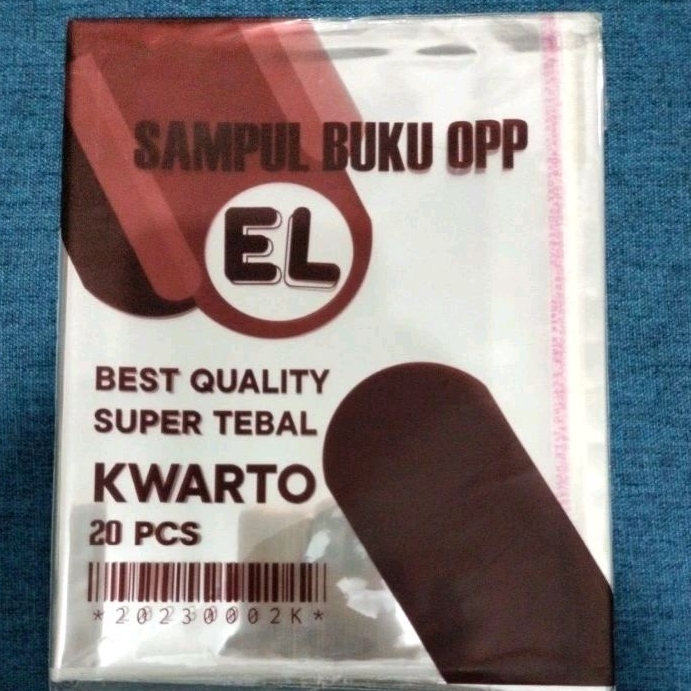 Jual SAMPUL BUKU / BOOK COVER PLASTIK / PLASTIK OPP / MEREK EL | Shopee ...