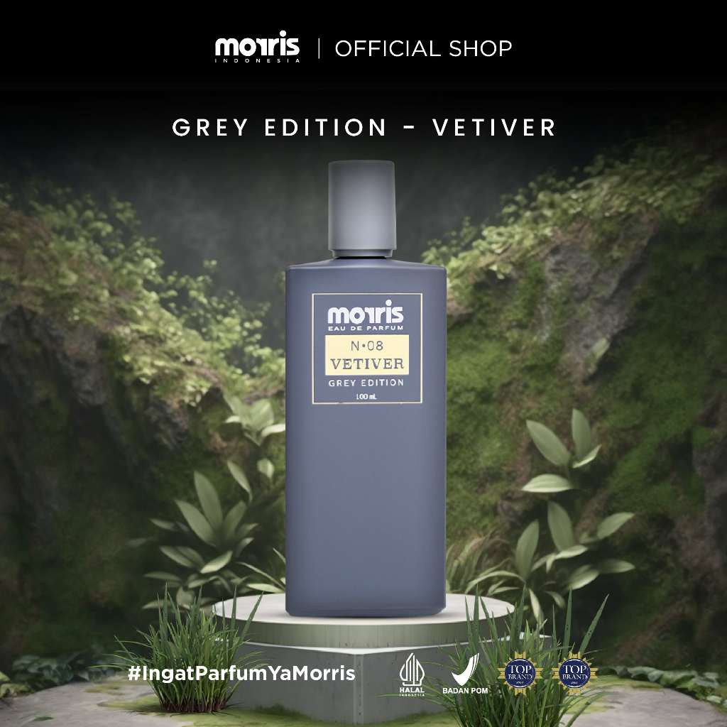Jual Morris Eau De Parfum Grey Edition 100ml - Parfum Pria | Shopee ...