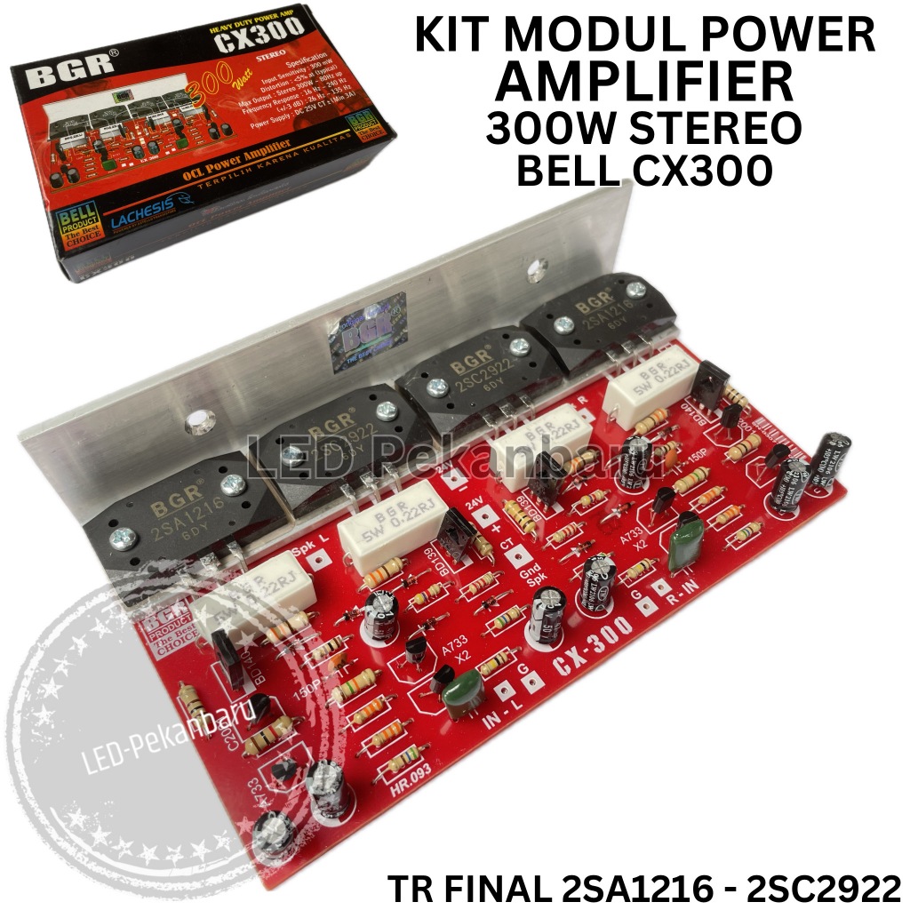 Jual KIT AUDIO MODUL POWER AMPLIFIER 300W STEREO AMPLI RAKITAN TR FINAL ...
