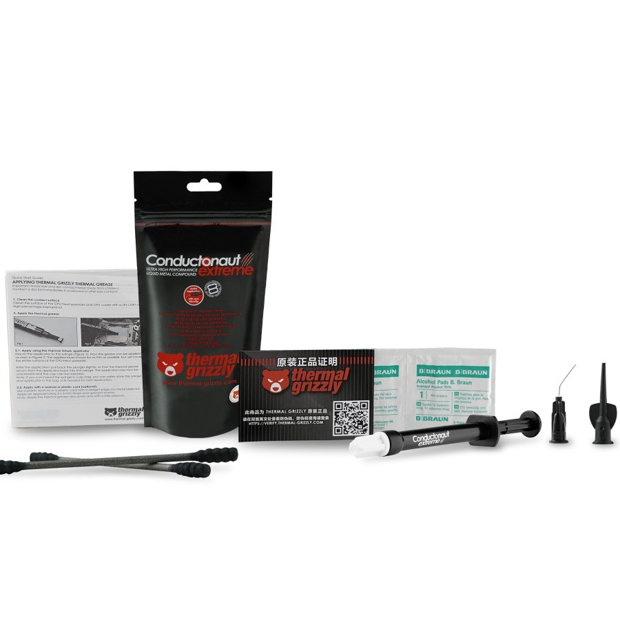 Jual Thermal Grizzly Conductonaut EXTREME Liquid Metal 1 Gram | Shopee ... Jual Thermal Grizzly Conductonaut EXTREME Liquid Metal 1 Gram | Shopee ...