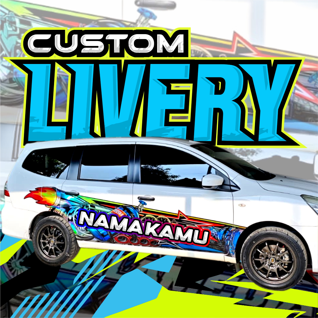 Jual Sticker Decal Livery mobil | Custom Sticker Livery Mobil ukuran ...