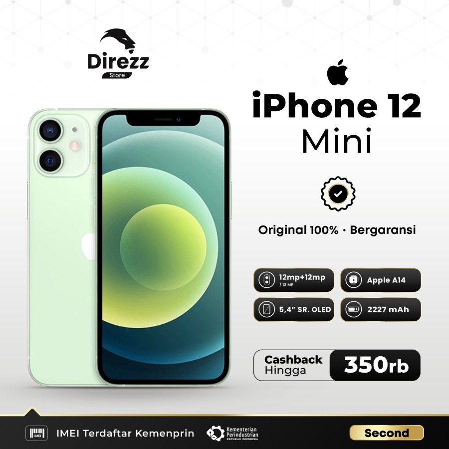 Jual IPHONE 12 MINI 64GB | 128GB | 256GB | SECOND | Shopee Indonesia