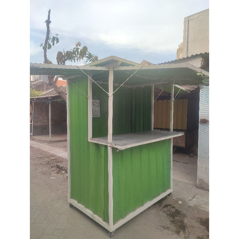 Jual stand booth kontainer bekas / rombong jualan / booth kontainer ...
