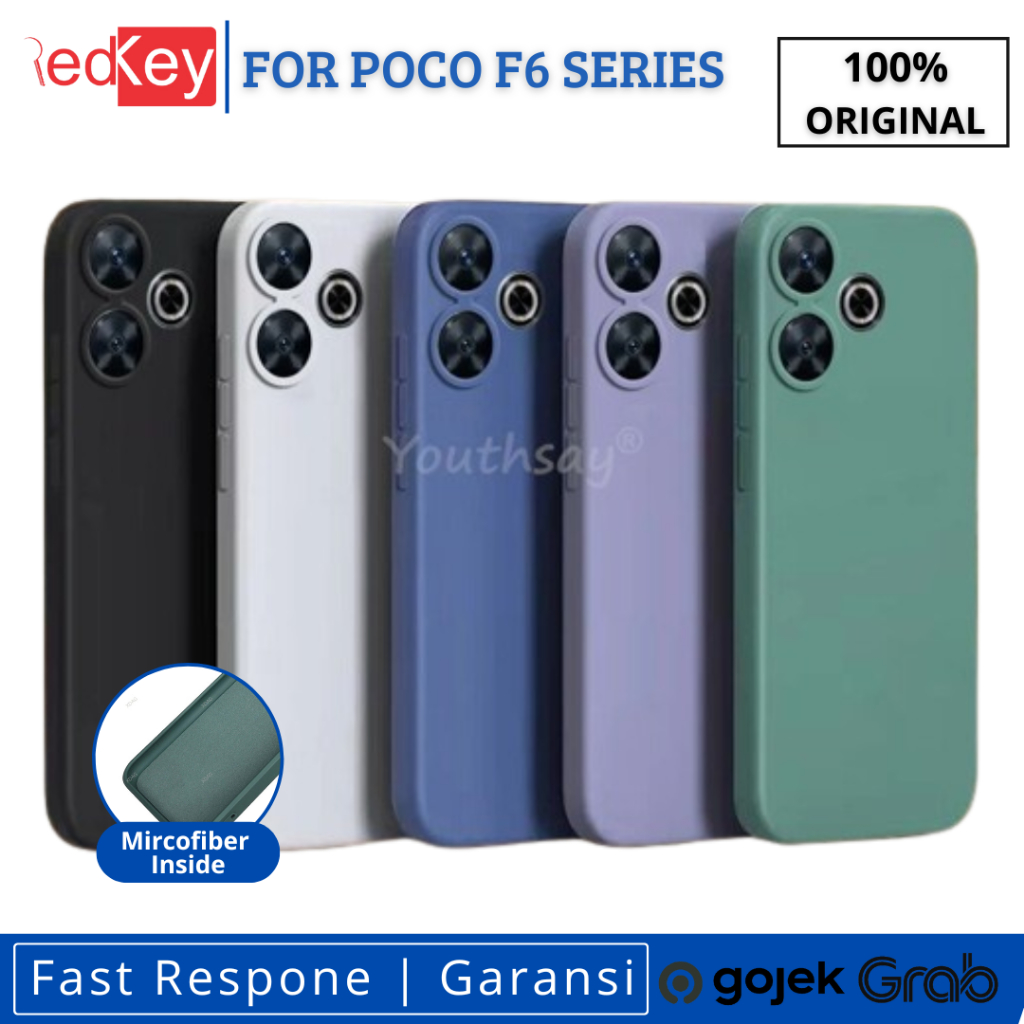 Jual Case Xiaomi Poco F6 5G Silikon Casing Microfiber | Shopee Indonesia