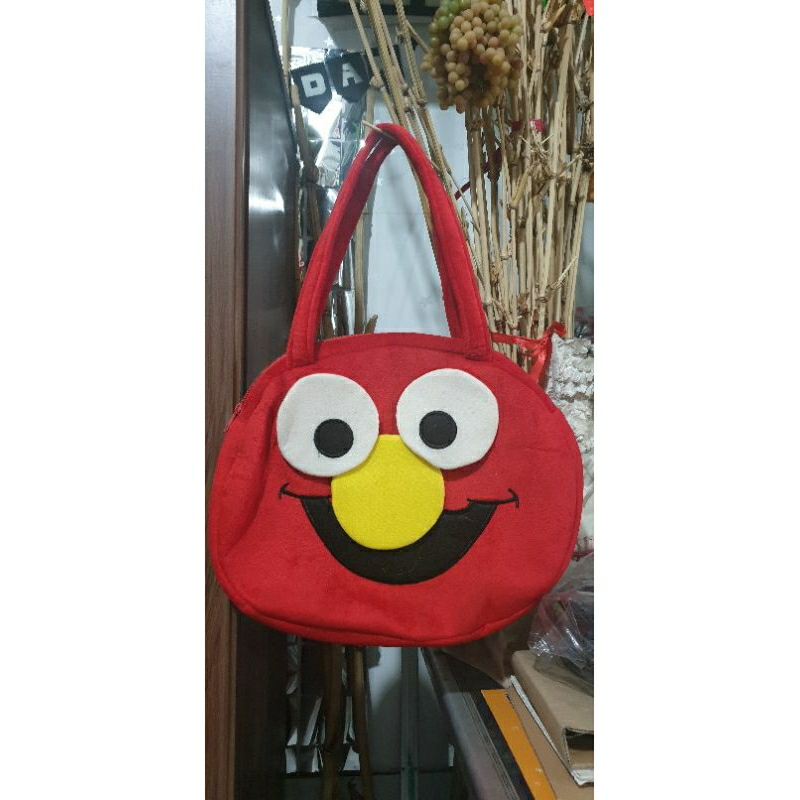 Jual Tas Elmo Besar Merah dengan 2 kantong. muat banyak! cocok untul ...