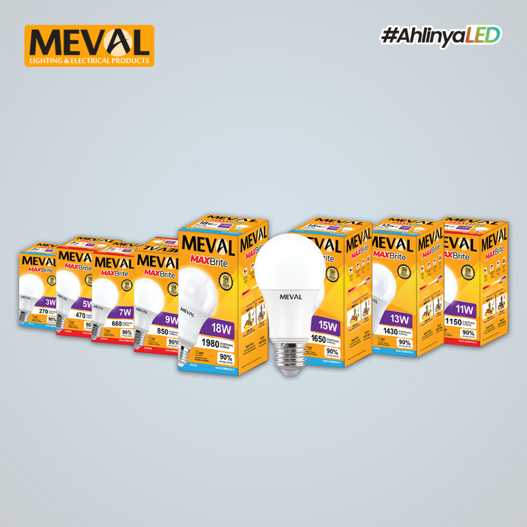 Jual MEVAL Lampu Bohlam LED Bulb Maxbrite | Shopee Indonesia