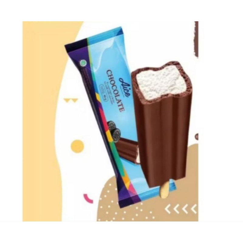Jual Es Krim AICE Chocolate Stik isi 10 pcs (free ice gel) | Shopee ...