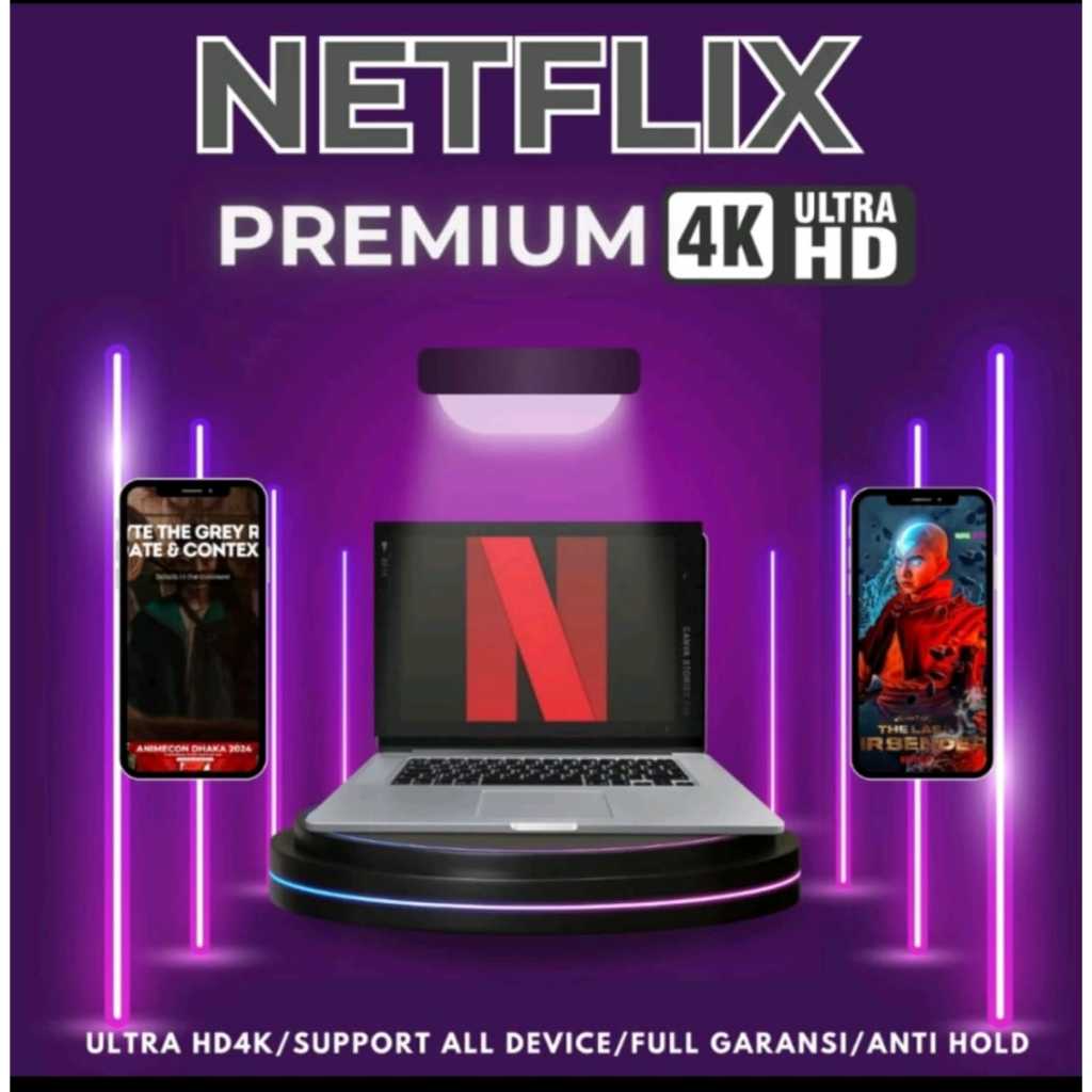 Jual NETFLXX TANPA VPN 1-3 BULAN TERMURAH FULL GARANSI | Shopee Indonesia