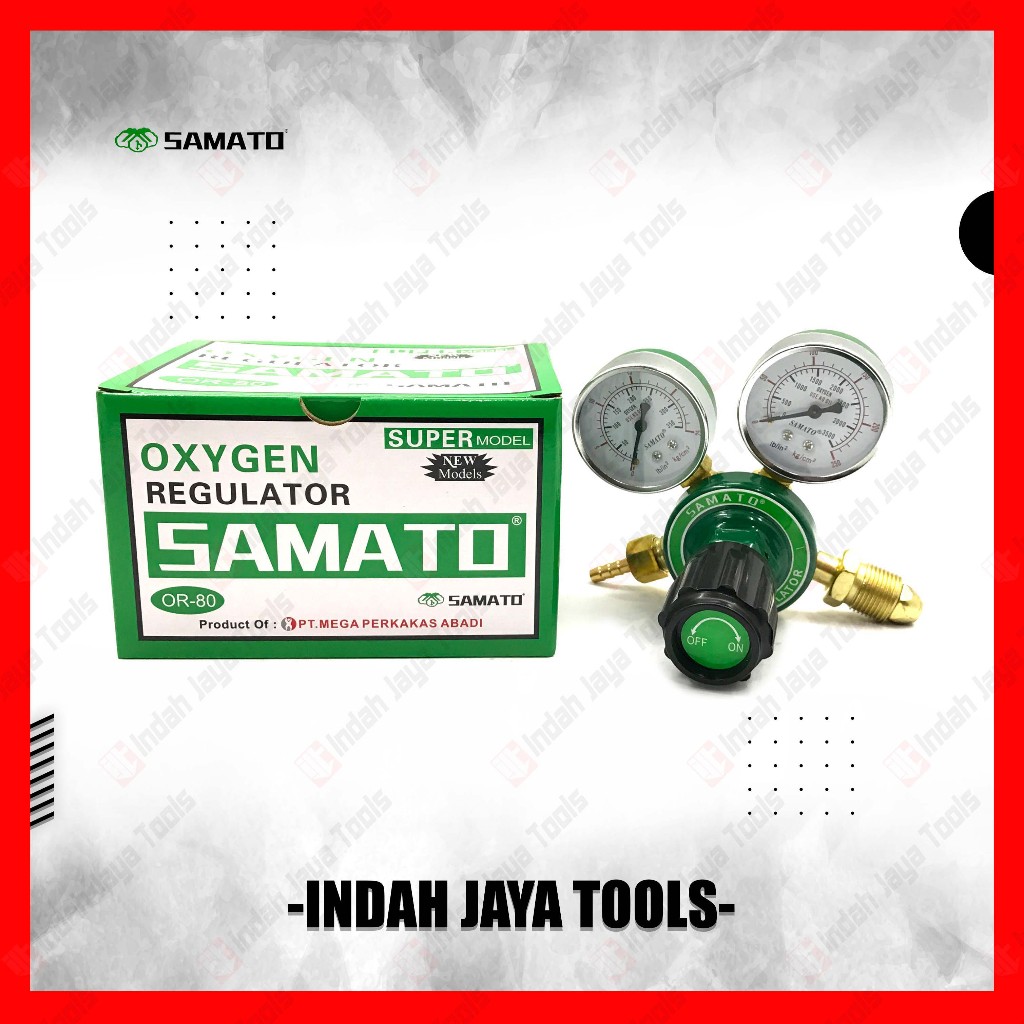 Jual SAMATO OR-80 Regulator Las Oxygen Oksigen Tabung Las O2 Oxy ...