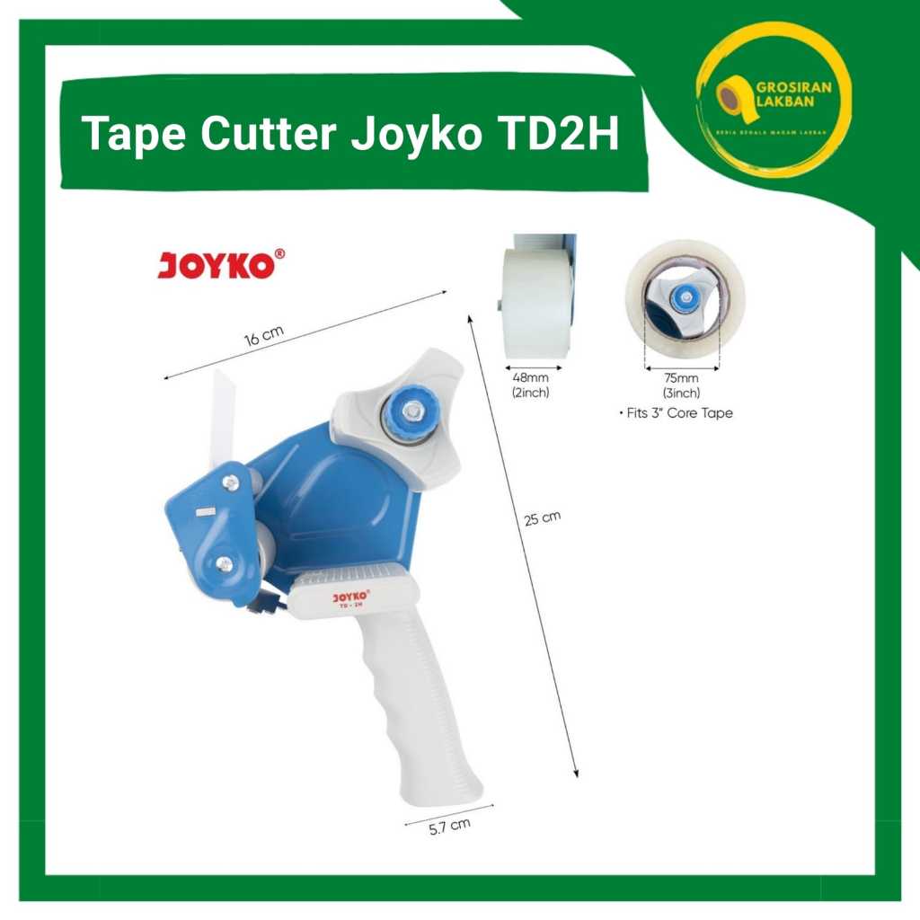 Jual Tape Cutter Joyko TD 2H Dispenser Lakban 2 Inch Joyco Pemotong ...