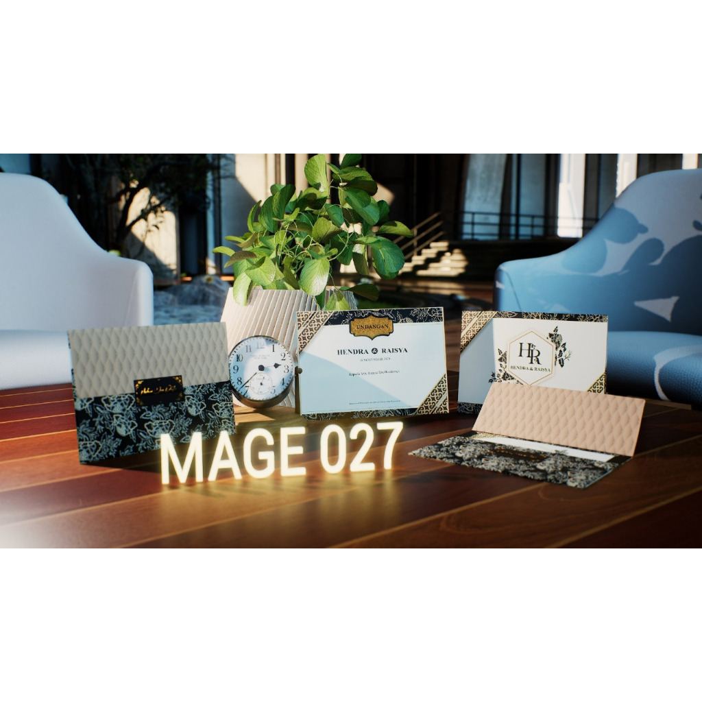 Jual Undangan Nikah Blangko Mage 27 | vistaundangan | Shopee Indonesia