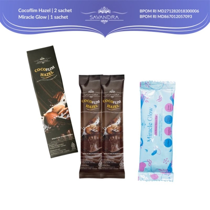 Jual Savandra ECER Cocoflim Hazel Miracle Glow X Slimming Glow | Shopee ...