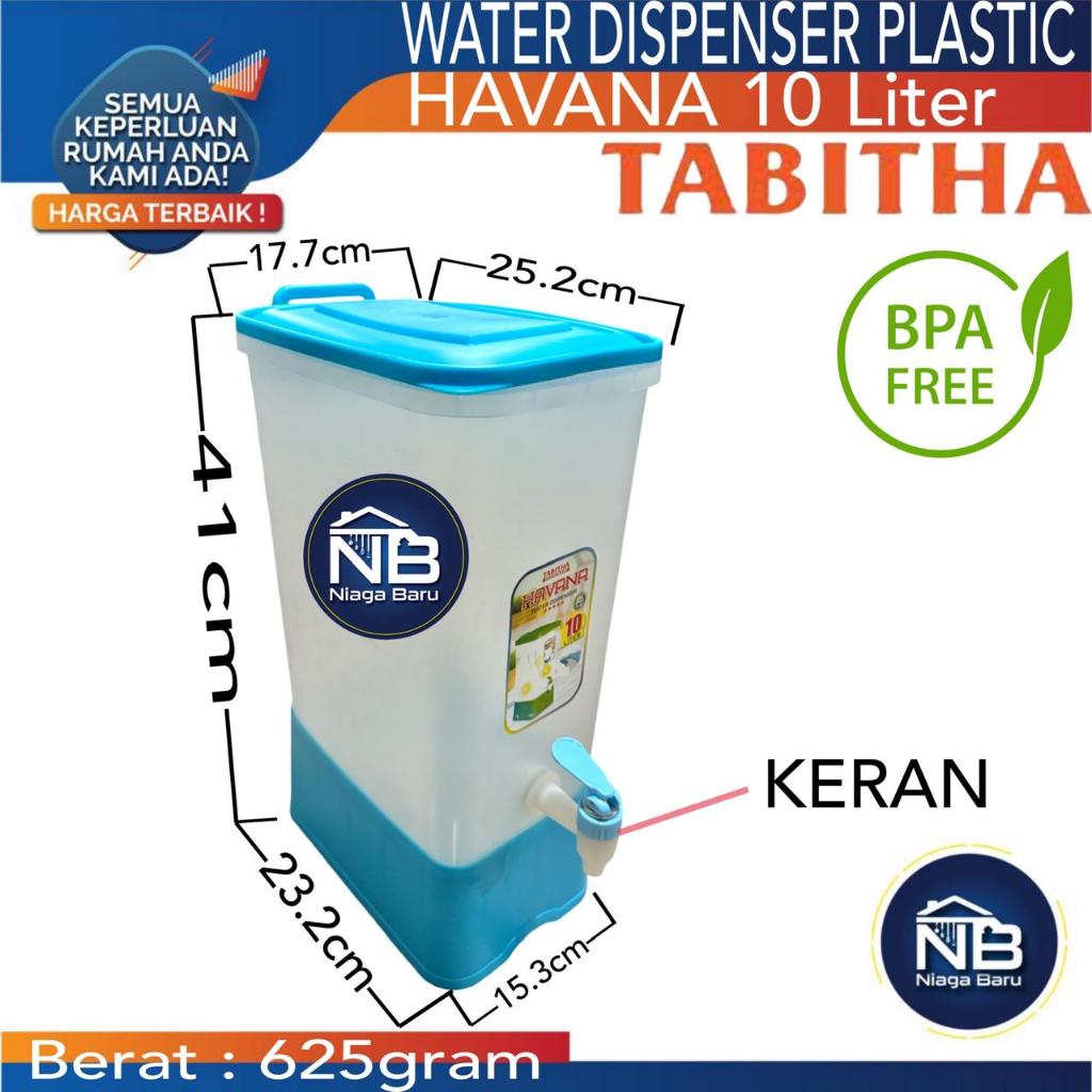 Jual TABITHA Tempat Penyimpanan Wadah Es Buah Toples Dispenser Kran ...