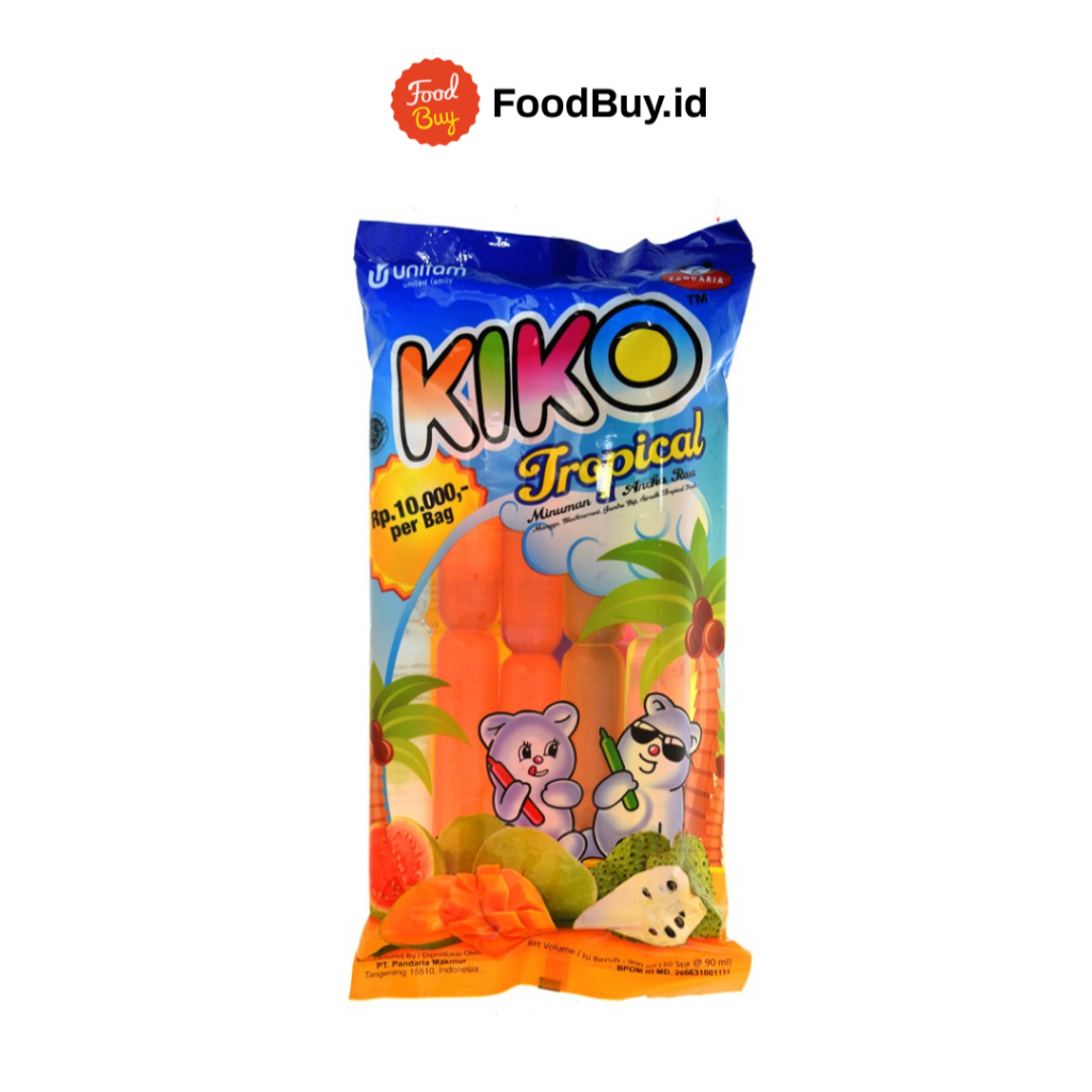 Jual Kiko Tropical Minuman Aneka Buah isi 10 x 90 ml | Shopee Indonesia