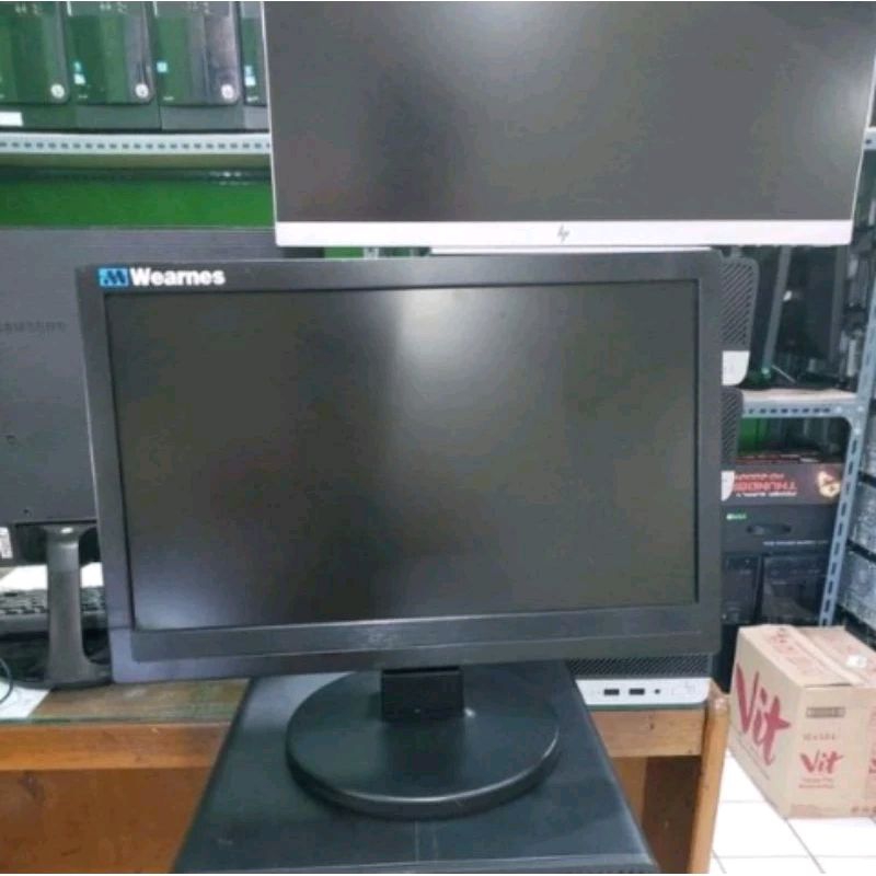 Jual monitor LCD 16 inci wide screen layak pakai | Shopee Indonesia