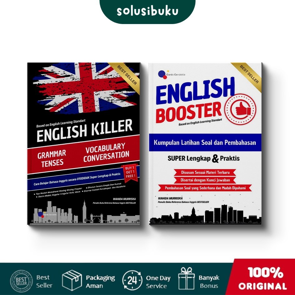 Jual Paket Buku English Killer + English Booster (Garda Cendekia ...