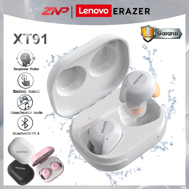 Jual Lenovo ERAZER XT91 True Wireless Headset Bluetooth V5.4 TWS Mini Earbuds In-Ear Earphone ...