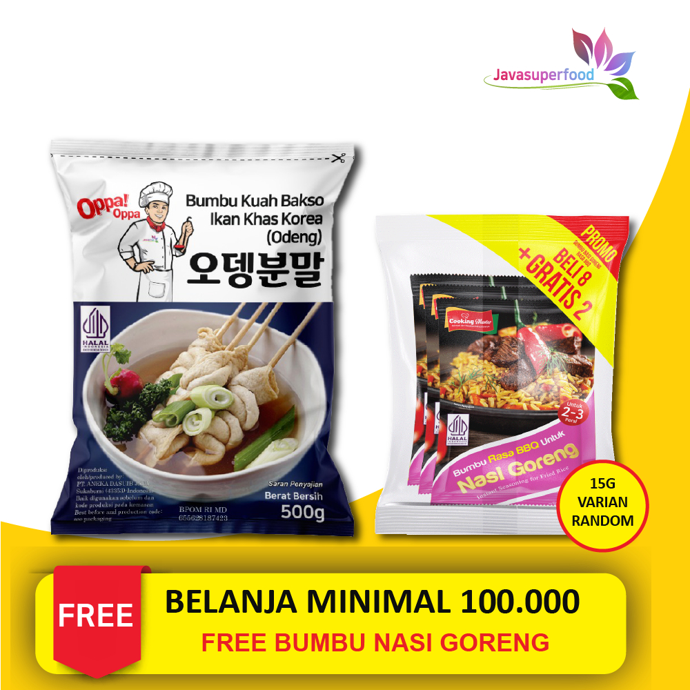 Jual Bumbu Saus kuah Soup Oden Odeng Eomuk Fish Cake Bakso 500g ...