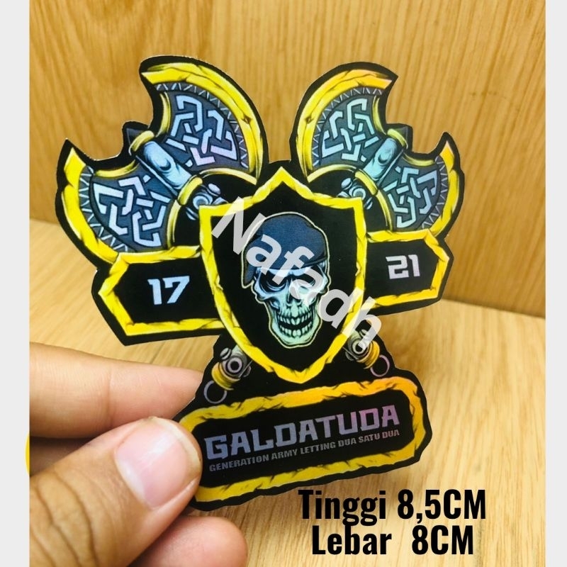 Jual Stiker Galdatuda 1721,Stiker tempel,stiker tni,stiker anti air ...