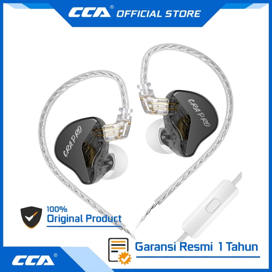 Jual CCA CRA Pro with Mic In Ear Monitor HIFI DLC HIFI Monitor Sports ...