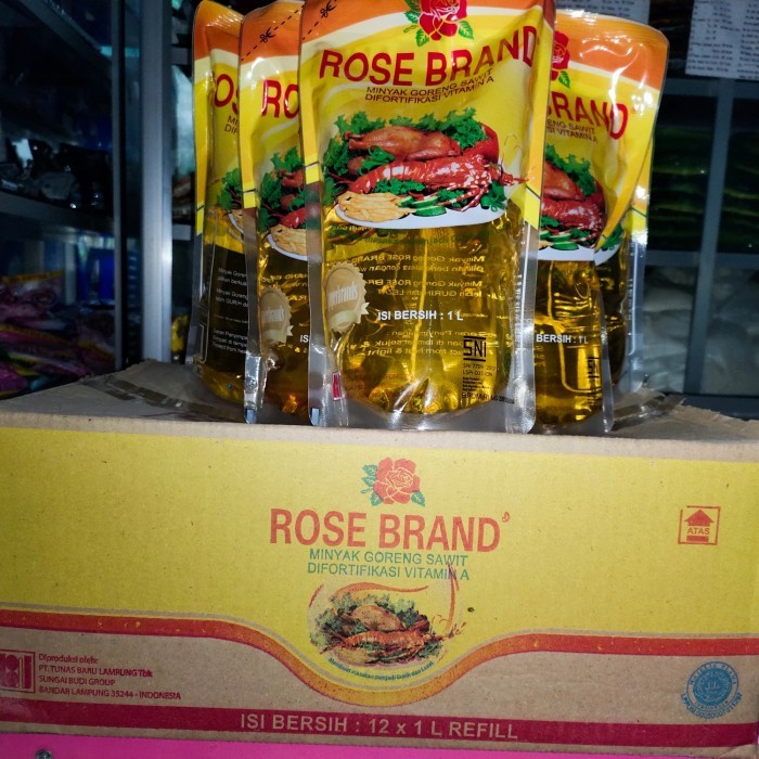 Jual Rose Brand Minyak Goreng 1 Liter 1 Dus Isi 12 Pcs | Shopee Indonesia