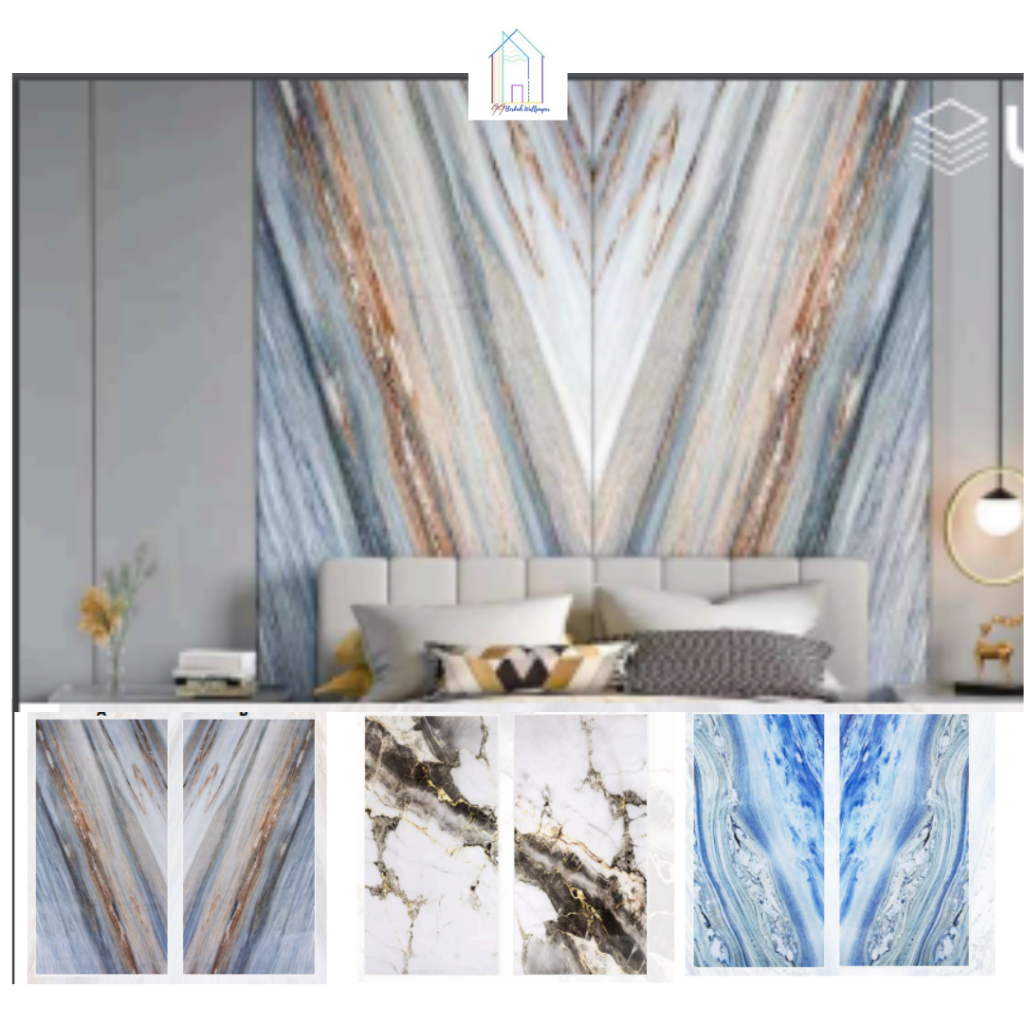 Jual Marmer Panel PVC Dekorasi Dinding Motif Marmer UV Marble Sheet 1 ...